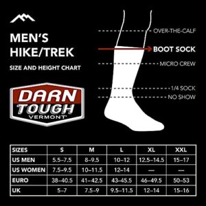 Darn Tough Merino Wool Boot Sock Full Cushion,Black,Large