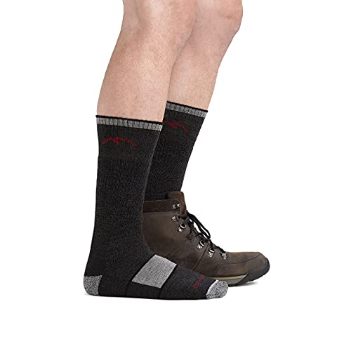 Darn Tough Merino Wool Boot Sock Full Cushion,Black,Large