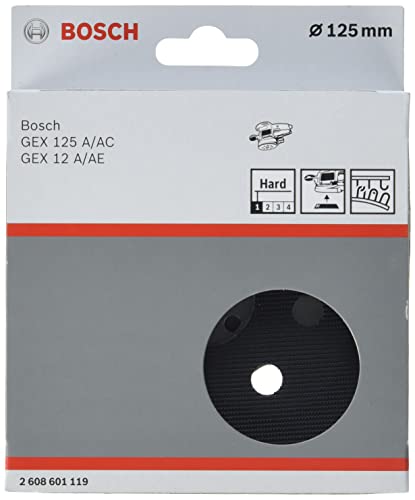 Bosch Professional 2608601119 Sanding pad Hard, 125 mm, Blue, White