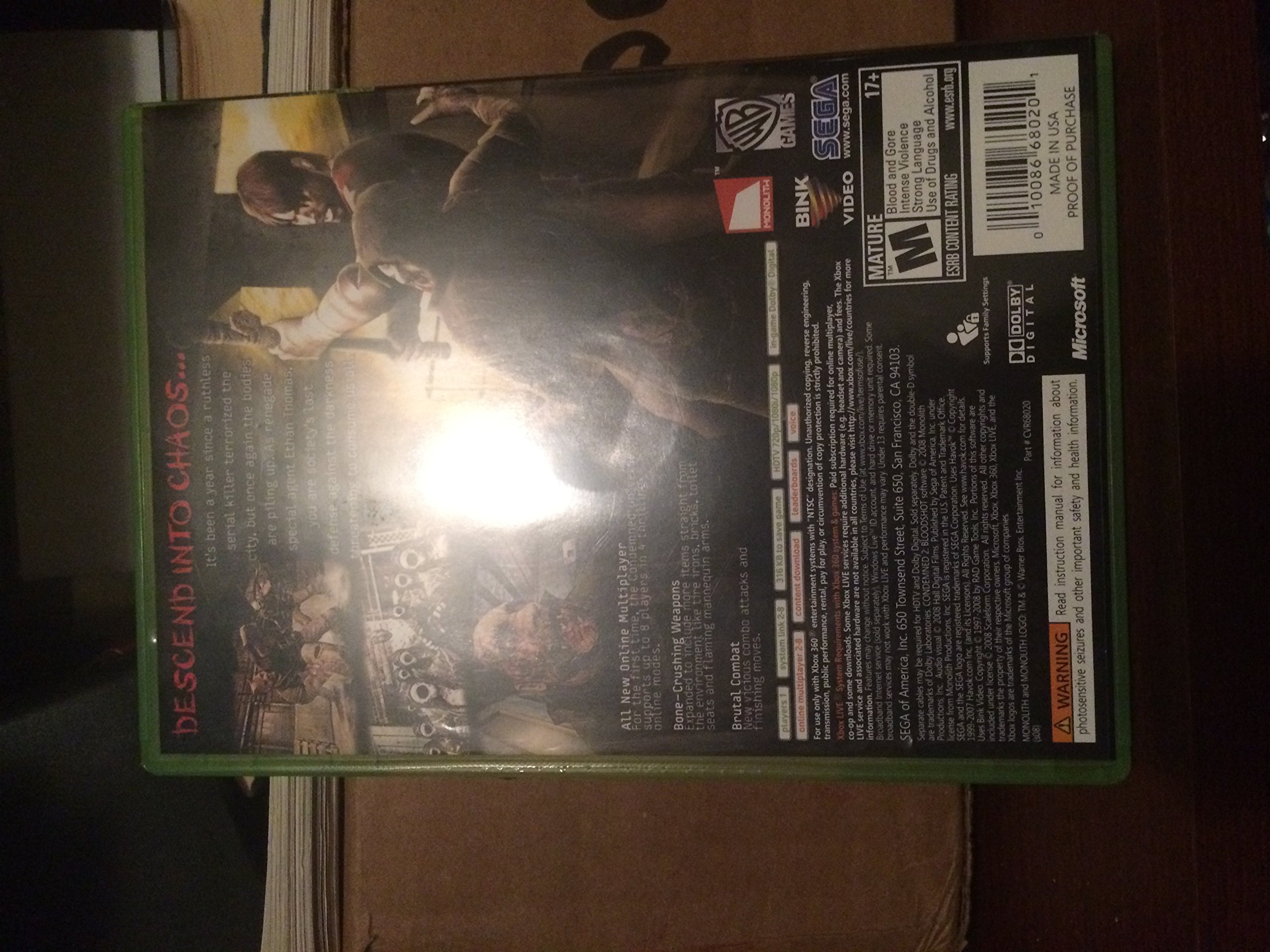 Condemned 2: Bloodshot - Xbox 360