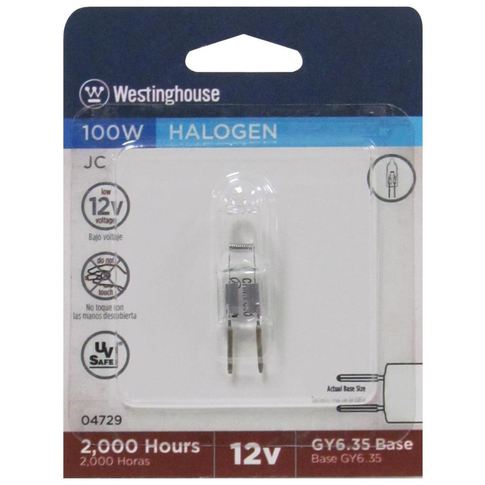 Westinghouse 04729 Corp 100-watt T4 Clear Halogen Bulb , White