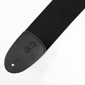 Levy's Leathers M8P3-BLK 3" Polypropylene Guitar Strap, Black