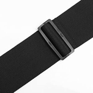 Levy's Leathers M8P3-BLK 3" Polypropylene Guitar Strap, Black