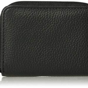 Buxton Hudson Pik-Me-Up Wizard Leather Wallet, Compact, Black