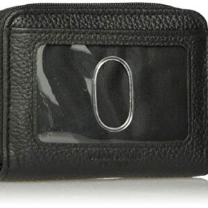 Buxton Hudson Pik-Me-Up Wizard Leather Wallet, Compact, Black