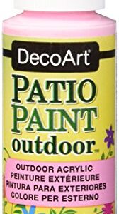 DecoArt Patio Paint, 2-Ounce, Carnation Pink