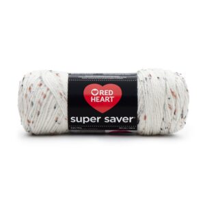 red heart super saver yarn, aran fleck