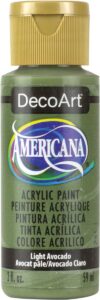 decoart americana acrylic paint, 2-ounce, light avocado