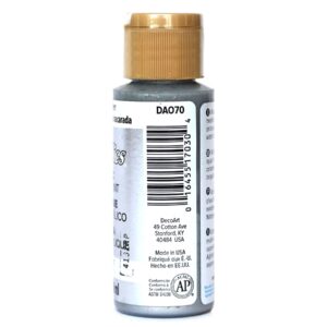 DecoArt Dazzling Metallics 2-Ounce Shimmering Silver Acrylic Paint