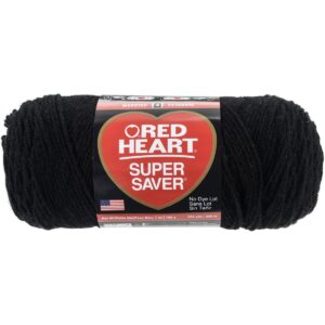 red heart super saver yarn (3-pack) black e300-3123