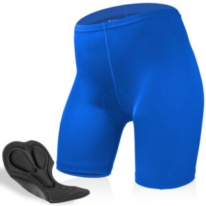 AERO|TECH|DESIGNS | Women's USA Classic Cycling Shorts | Padded Compression Short | X-Large | Royal Blue