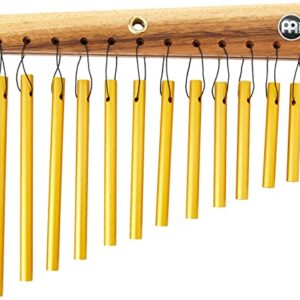 Meinl Percussion CH12 Gold Anodized Aluminum Alloy Single Row Chimes, 12 Bars