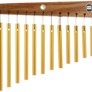 Meinl Percussion CH12 Gold Anodized Aluminum Alloy Single Row Chimes, 12 Bars