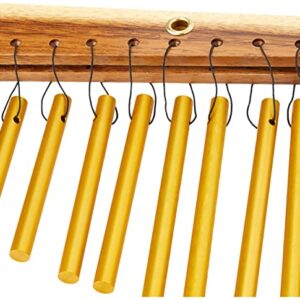 Meinl Percussion CH12 Gold Anodized Aluminum Alloy Single Row Chimes, 12 Bars