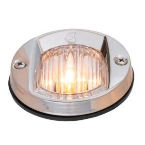 attwood 6356D7 Round Incandescent Marine Boat 3-Inch Flush Transom Light with 7.5-Watt Lamp