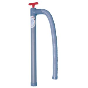 beckson 124pf thirsty-mate pump - 24" with 24" hose , grey