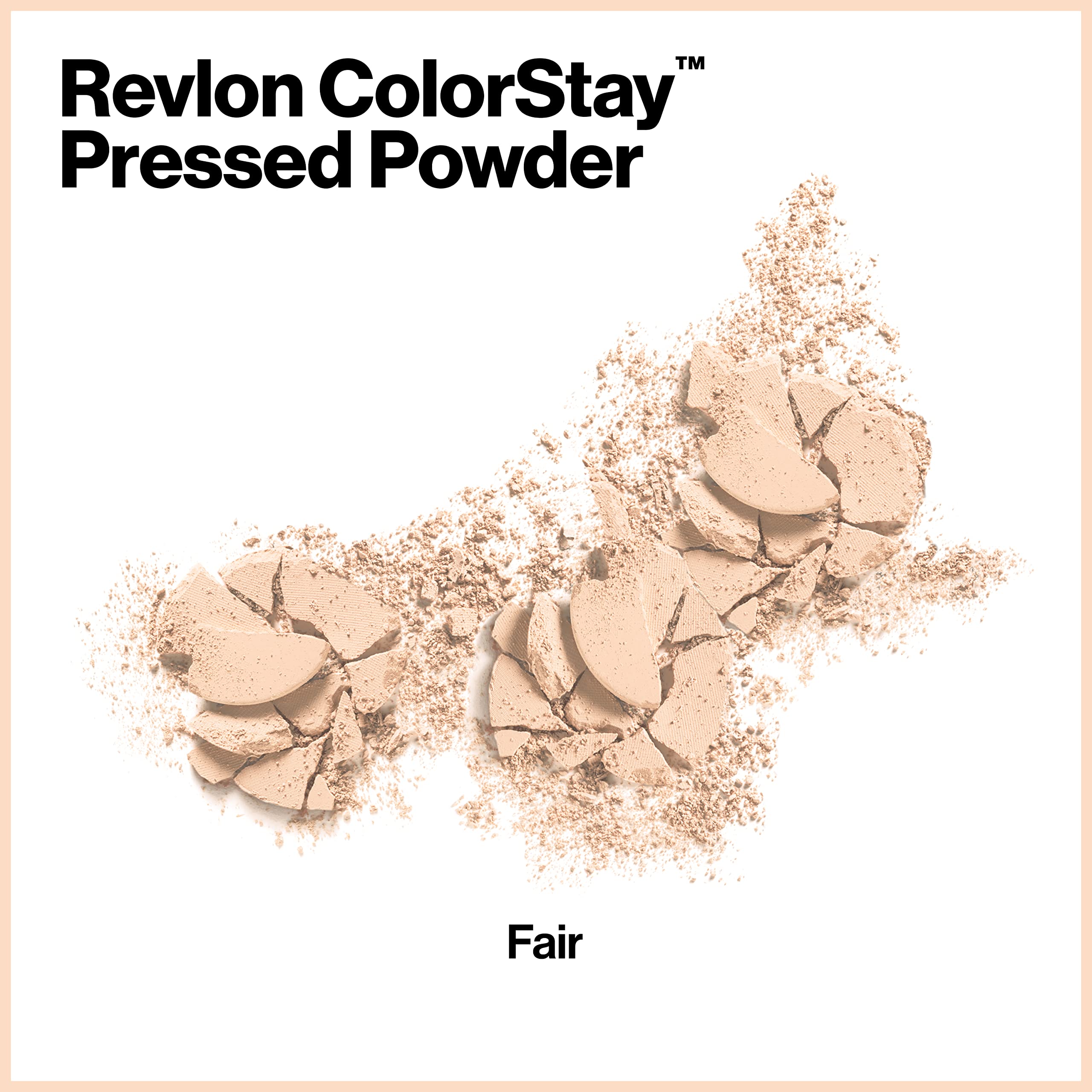 Revlon Face Powder, ColorStay 16 Hour Face Makeup, Longwear Medium- Full Coverage with Flawless Finish, Shine & Oil Free, 810 Fair, 0.3 Oz