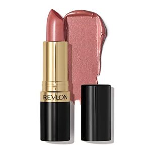 revlon lipstick, super lustrous lipstick, creamy formula for soft, fuller-looking lips, moisturized feel in pinks, blushed (420) 0.15 oz