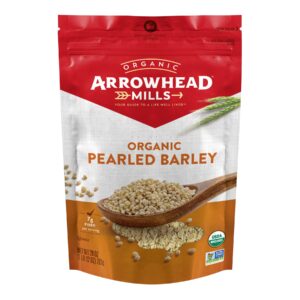 arrowhead mills, pearled barley, organic, 28 oz