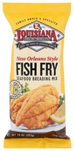 louisiana fish fry new orleans style seafood breading mix, 10 oz