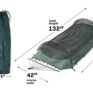 Lawson Hammock Blue Ridge Camping Hammock and Tent (Rainfly and Bug Net Included)