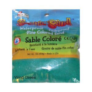 activa scenic sand, 1-pound, vivid green