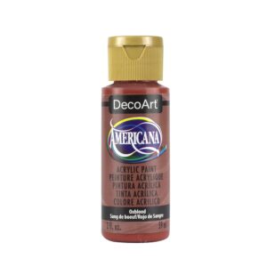 decoart acrylic paint, oxblood