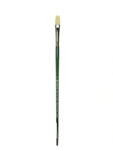 winsor & newton winton hog bristle brush-flat #6