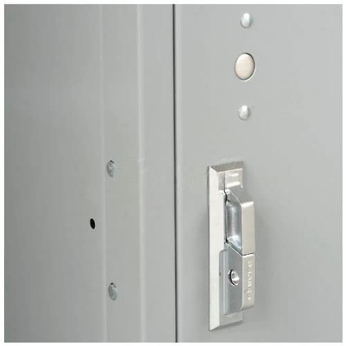 Global Industrial Single Tier Locker, 12x15x60 1 Door, Unassembled, Gray