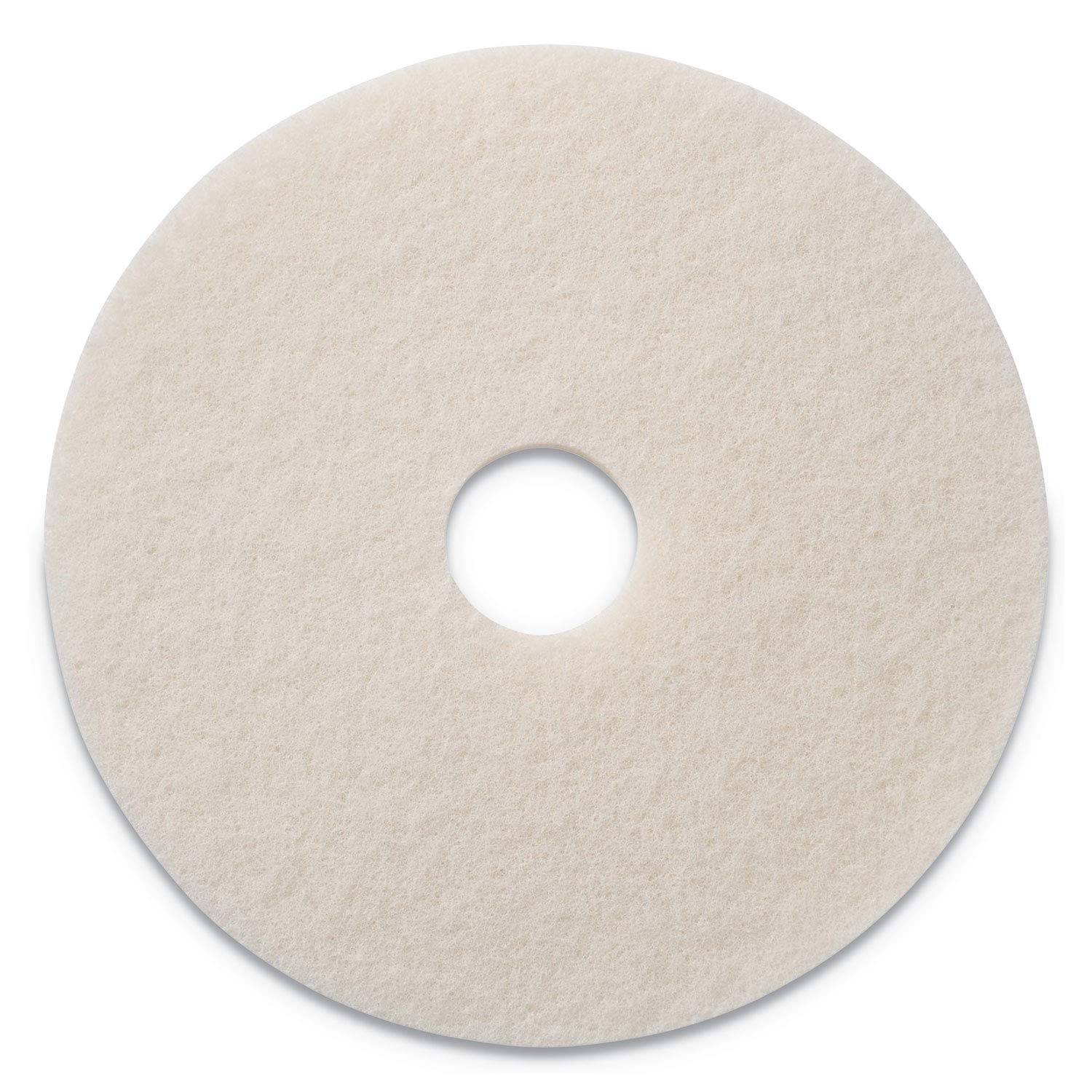 Global Industrial 17" White Polishing Pad, 5/Case, 401217