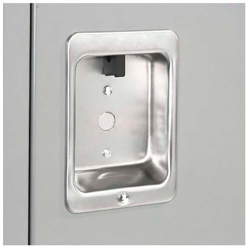 GLOBAL INDUSTRIAL Double Tier Locker, 12x18x36 6 Door, RTA, Gray