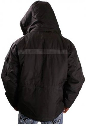 Caterpillar Men's Heavy Insulated Parka (Regular and Big & Tall Sizes), Black, X Large