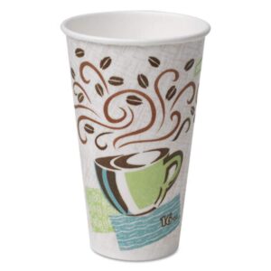 dixie perfectouch cups, 16oz, 50 count, coffee dreams