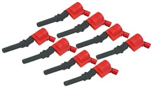 82428 msd ignition coil - blaster - ford 2-valve v8 - red - 8-pack