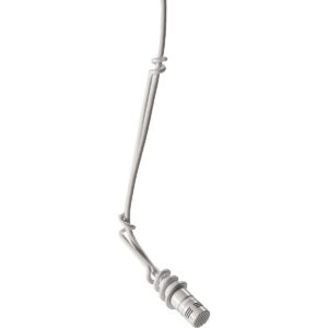 audio technica unipoint cardioid condenser hanging microphone in white