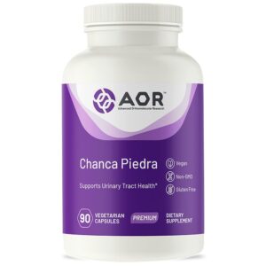 aor, chanca piedra, herbal supplement for kidney, liver and gallbladder health, 500 mg, vegan, 90 capsules (90 servings)