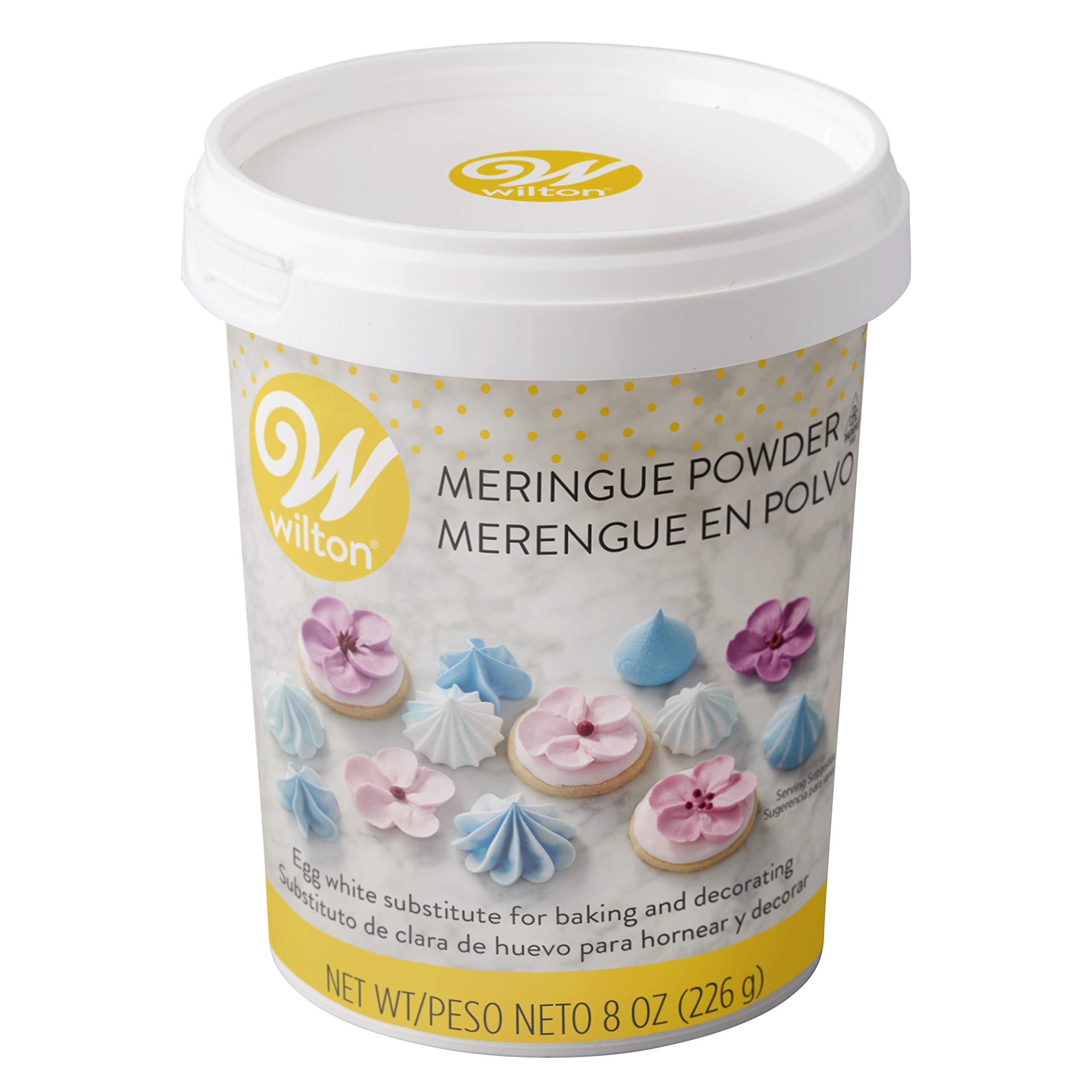 Wilton Meringue Powder Egg White Substitute, 8 oz.