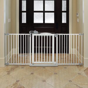 Richell Pet One-Touch Gate II Wide, White