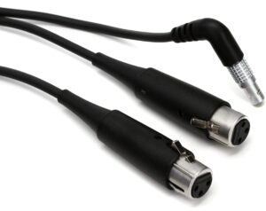 shure pa720 input cable (5-pin lemo to left/right xlr female)