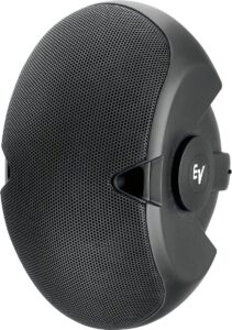 electro-voice evid 4.2 dual 4" 2-way surface-mount loudspeaker pair, black