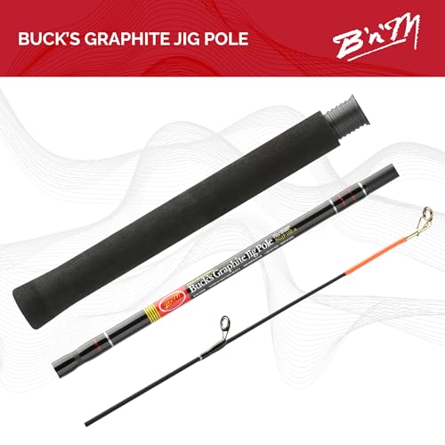 B'n'M 2 Piece Bucks Graphite Jig Pole (11-Feet)