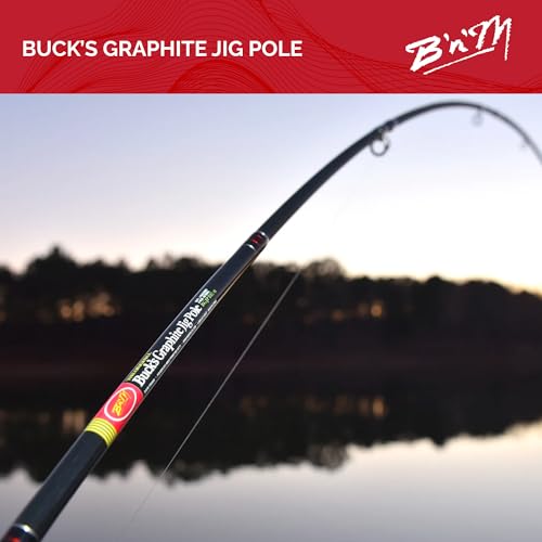 B'n'M 2 Piece Bucks Graphite Jig Pole (11-Feet)