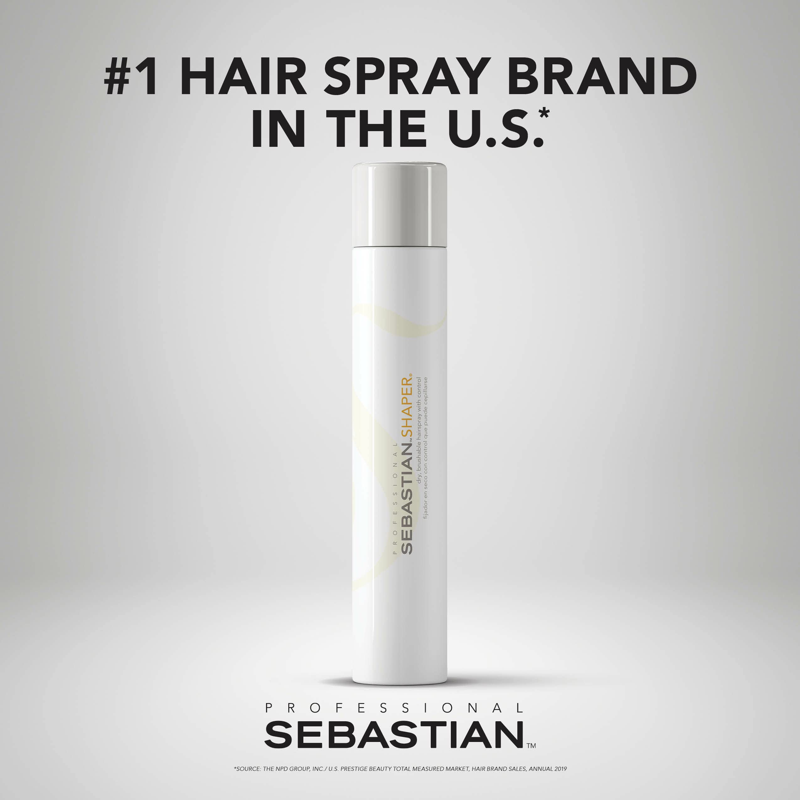 Sebastian Professional Shaper 55%, Medium Hold Hairspray, 10.6 oz