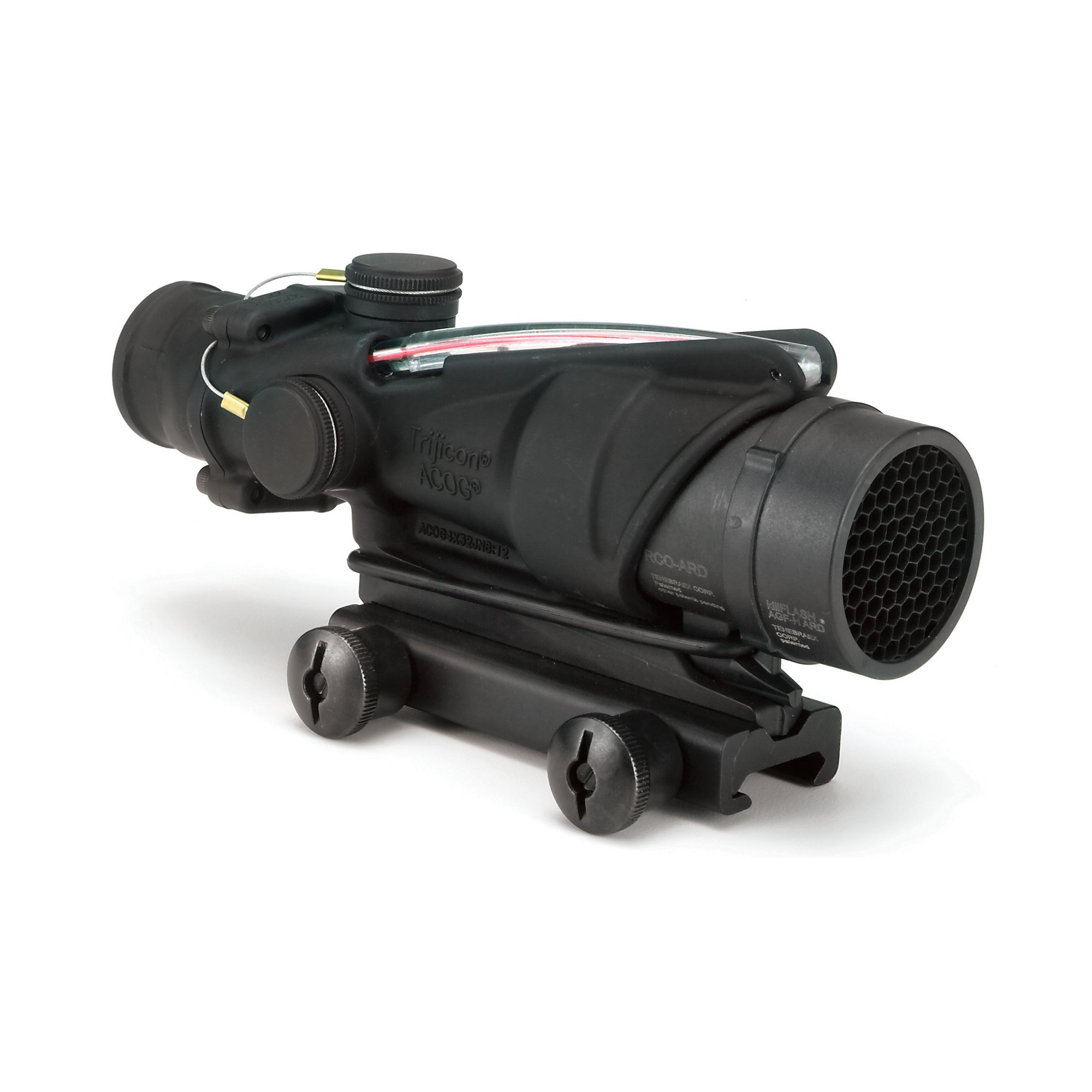 Trijicon 4x32 ACOG RCO with Dual Illuminated Red Chevron and TA51 Mount