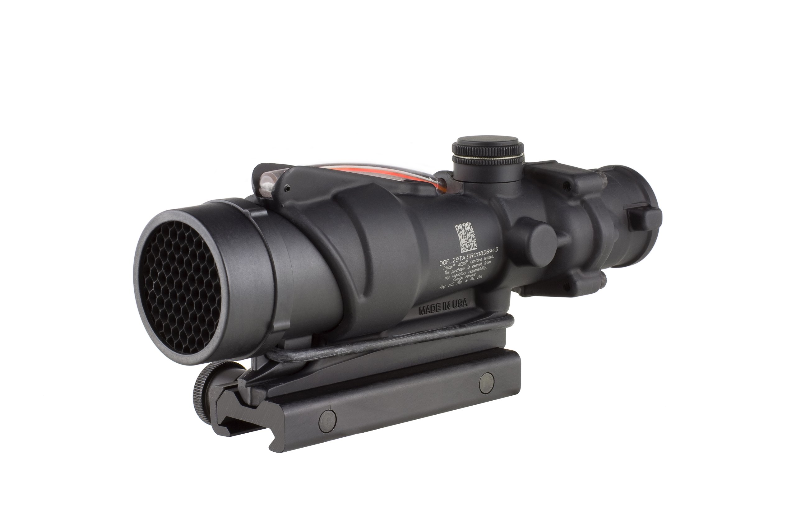 Trijicon 4x32 ACOG RCO with Dual Illuminated Red Chevron and TA51 Mount