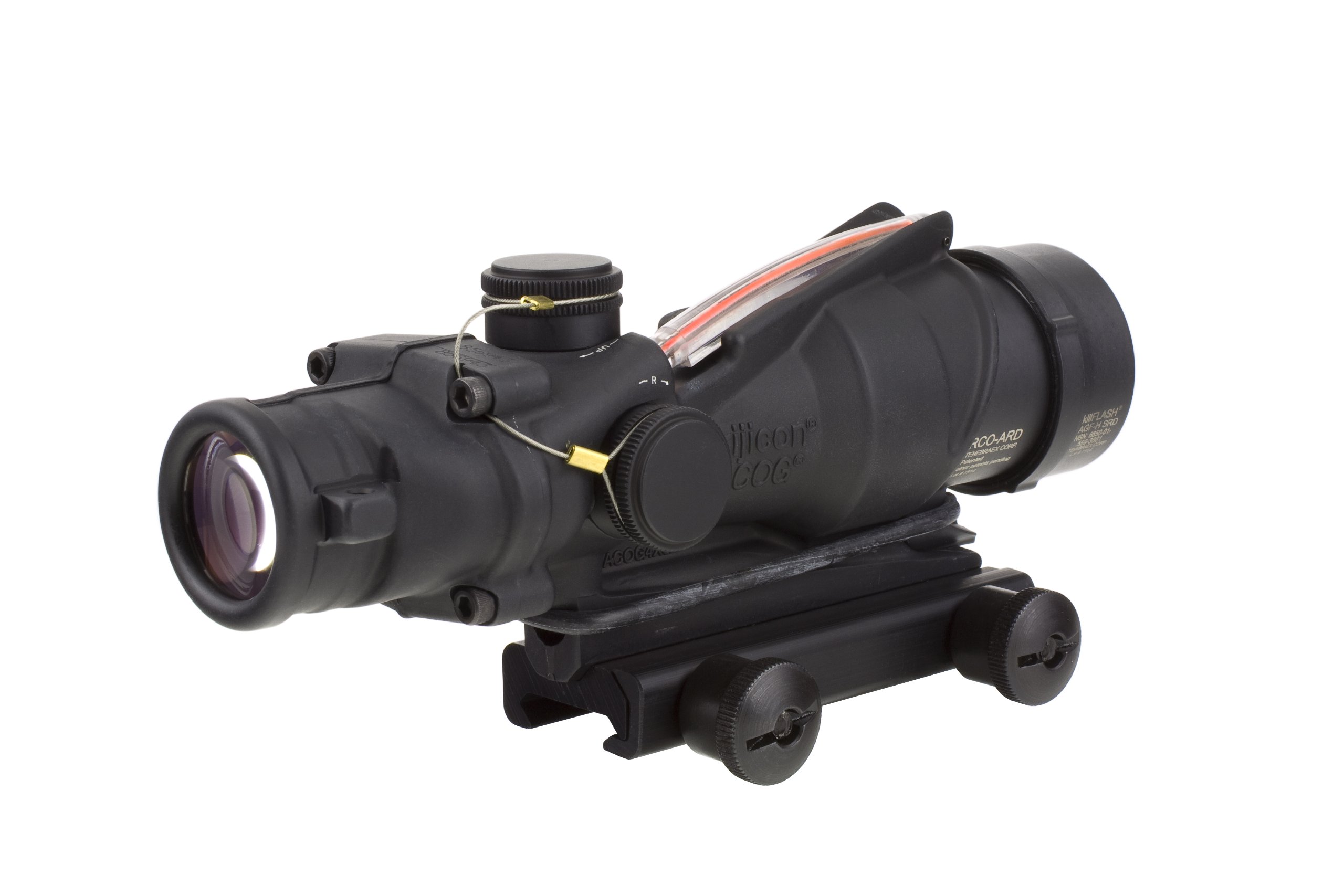 Trijicon 4x32 ACOG RCO with Dual Illuminated Red Chevron and TA51 Mount