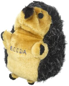 petmate booda soft bite hedgehog plush dog toy (medium/large)