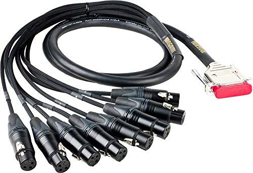 Mogami GOLD DB25-XLRF-05 Analog Recorder Cable, 8 Channel, DB25 to XLR-Female, 5 ft.