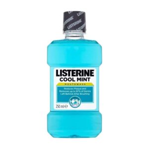 listerine mouthwash, cool mint, 250ml