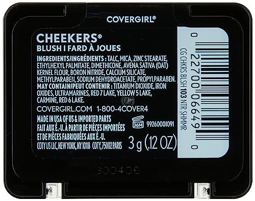 COVERGIRL - Cheekers Blush, Soft, blendable, lightweight formula, easy & natural look, 100% Cruelty-Free